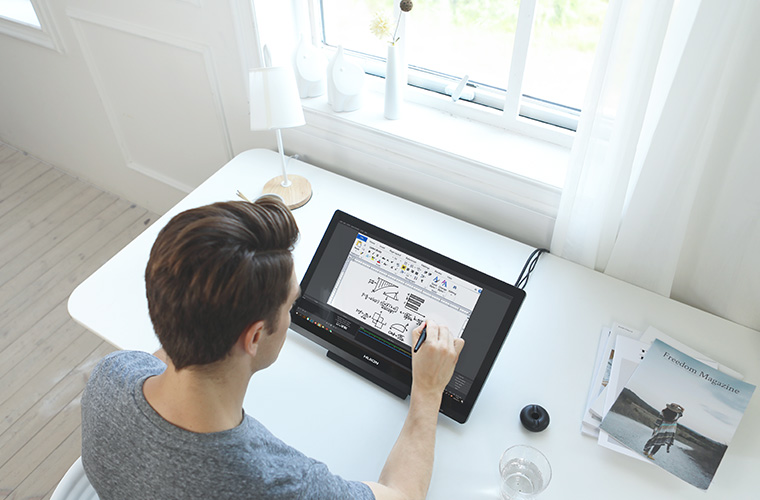 Digital art classroom devices and drawing pen |Huion