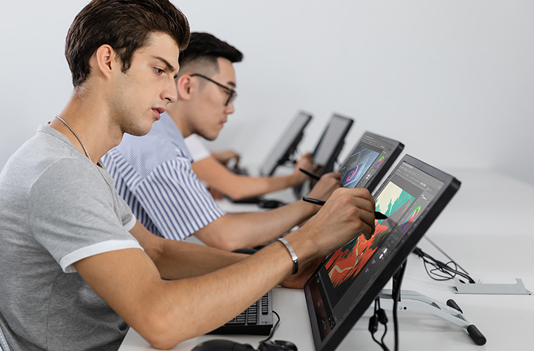 Digital art classroom devices and drawing pen |Huion