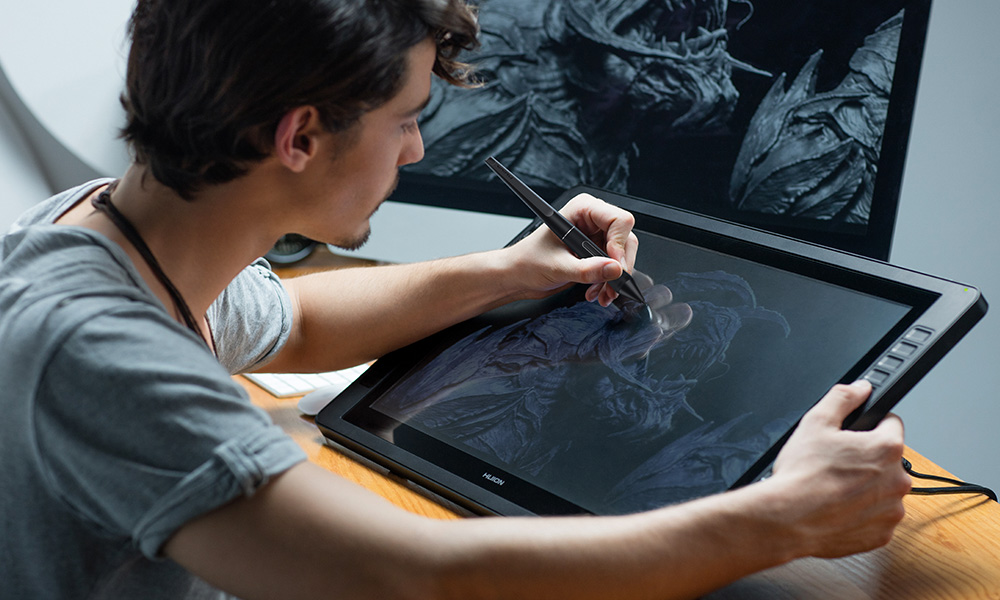 Digital art classroom devices and drawing pen |Huion